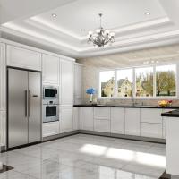 China Modern Kitchen Furniture Customized Durable Faucet Wall Cabinets Lacquer for sale