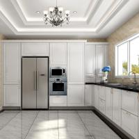 China Modern Kitchen Furniture Customized Durable Faucet Wall Cabinets Lacquer for sale