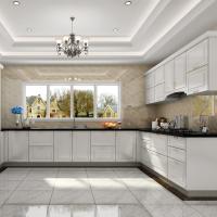 China Modern Kitchen Furniture Customized Durable Faucet Wall Cabinets Lacquer for sale