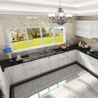 China Modern Kitchen Furniture Customized Durable Faucet Wall Cabinets Lacquer for sale