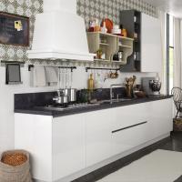 China Lacquer Finished Soft Closing Classical Style RTA Kitchen Cabinet For House Vila for sale