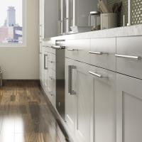 China Manufacture New Popular U Shaped Designs White Modular Modern Kitchen Cabinet for sale