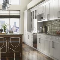 China Manufacture New Popular U Shaped Designs White Modular Modern Kitchen Cabinet for sale