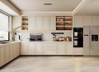 China Kitchen Hotel Living Room Cabinets Furniture Wooden Grain Kitchen for sale
