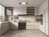 China Garden Kitchen Cabinets With Lacquer Door Panel Kitchen Wall Unit Custom for sale