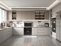 China Furniture Supplier Model Lacquer Cabinet Kitchen With Led Light for sale