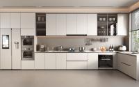 China Living Modern Luxury Smart Aluminium Kitchen Cabinets Environmentally Friendly for sale