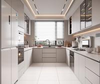 China Professional One-Stop Designs Modular Kitchen Cupboard Island Unit Set for sale