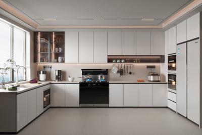 China Cabinetdoor Furniture Design Wood Cabinet Commercial Self Assemble Kitchen for sale