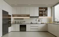 China Luxury Modern Modular Prefab Built In Portable Outdoor Kitchen Cabinet Set for sale