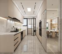 China Home Hotel Ceramic Melamine Shaker Kitchen Cabinets With Island Sink Countertop for sale