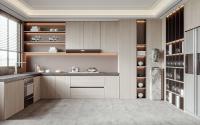 China Standard Moisture-Proof Board Shaker Insert Frame Solid Wood Kitchen Cabinet for sale