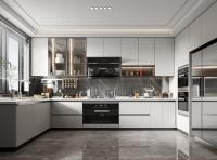 China Modern American Style Solid Wood Kitchen Cabinets Luxury Kitchen Cabinets for sale