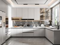 China Ready To Assemble Luxury Kitchen Cabinet Modern Cabinet Furniture Set for sale