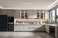China Whole House Interior Furniture Custom  Waterproof Lacquer Kitchen Cabinet for sale