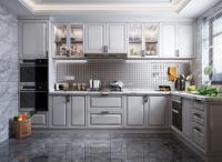 China Storage Cabinets Contemporary Solid Wood Wall Kitchen Cabinet Doors for sale