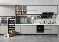 China Modern Acrylic Kitchen Design Unit Cabinet Door Modular Lacquer Kitchen Cabinet for sale