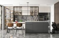China Modern Furniture Wood Full Complete Custom Kitchen Cabinets Set for sale