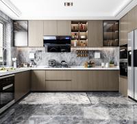 China Modern Furniture Wood Full Complete Custom Kitchen Cabinets Set for sale