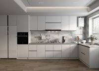 China Furniture Product Essay Assembly Kitchen Cabinet Apartment Use Laminate Finish for sale