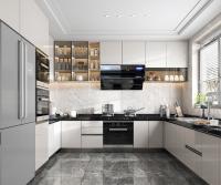 China Furniture Product Essay Assembly Kitchen Cabinet Apartment Use Laminate Finish for sale