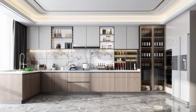 China Customize Your Home With Classic Luxury Kitchen Cabinets And Quartz Countertops for sale