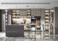 China Wood Cabinets Kitchen  Furniture Modern Cupboard Custom Cabinetry Manufacturing for sale