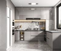 China High End Design Lacquered Finish Modern Modular Kitchen Cabinets for sale