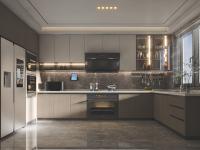 China High End Design Lacquered Finish Modern Modular Kitchen Cabinets for sale