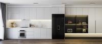 China Modern Style White Gray Blue Wooden Furniture Shaker Style Kitchen Cabinets for sale