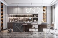 China Modern Style White Gray Blue Wooden Furniture Shaker Style Kitchen Cabinets for sale