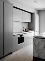 China Australia 2PAC Finish Shaker Style Fitted Kitchen Cabinet For Villa , Townhouse for sale