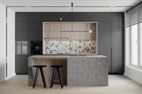 China Australia 2PAC Finish Shaker Style Fitted Kitchen Cabinet For Villa , Townhouse for sale