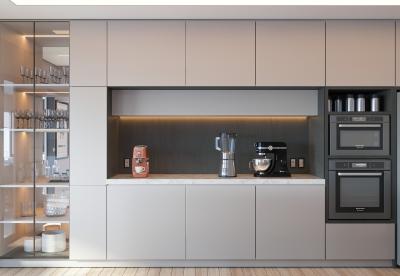 China Australia 2PAC Finish Shaker Style Fitted Kitchen Cabinet For Villa , Townhouse for sale