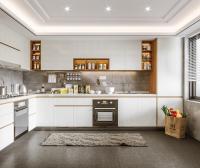 China Modern Kitchen Cabinet Linear Shape High End Glossy Luxury Kitchen Cabinets for sale