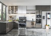 China China Factory Customized Lacquered Wholesale Price Plywood Kitchen Cabinets for sale