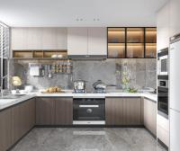 China Modern Style White Gray Blue Wooden Furniture Shaker Style Kitchen Cabinets for sale