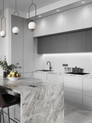 China Modern Wooden Kitchen Furniture Cabinet Project Wholesale Retail for sale