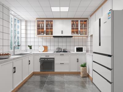 China Private Custom Luxury Kitchen Cupboard Cabinet With Kitchen Table For House for sale
