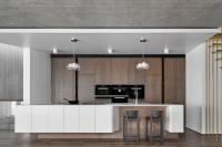 China Particle Board Modern High Gloss Lacquer Kitchen Cabinet Design for sale