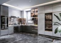 China Shaker Door Type Foshan Factory Kitchen Manufacturer Matt White Kitchen Cabinet for sale