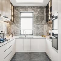 China Customizable Plywood Doors Cabinet Moduar Kitchen Furniture Design Wood Lacquer for sale