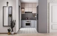China Customizable Shaker Door Cheap Kitchen Cabinet Wooden Cupboard Furniture for sale
