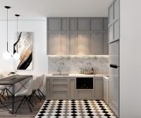 China Customizable Shaker Door Cheap Kitchen Cabinet Wooden Cupboard Furniture for sale