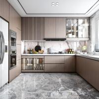 China China Manufacturers Wholesale Factory Kitchen Cabinet Furniture Flat Door Type for sale