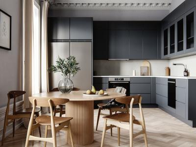 China Matt Shaker Lacquer Furniture Modular Kitchen Cabinet Made In China for sale