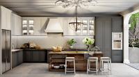 China Matt Shaker Lacquer Furniture Modular Kitchen Cabinet Made In China for sale