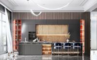 China Lacquer Acrylic Melamine Customized Cabinext  Furniture Modern Kitchen Cabinet for sale