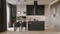 China Lacquer Acrylic Melamine Customized Cabinext  Furniture Modern Kitchen Cabinet for sale