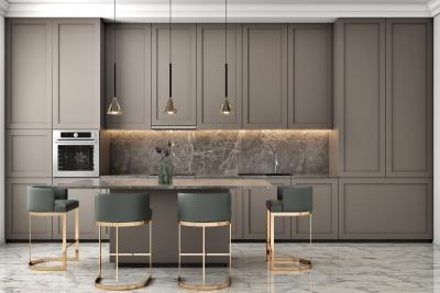 China OEM ODM Cabinext Furniture Kitchen Cabinets With Restaurant Style For House for sale